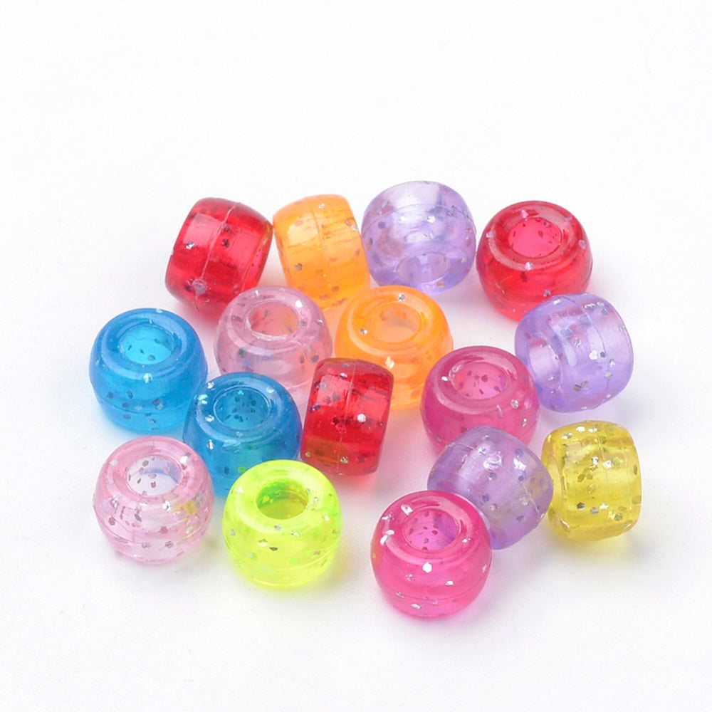 9mm Transparent Acrylic Pony Beads – Bead Shack