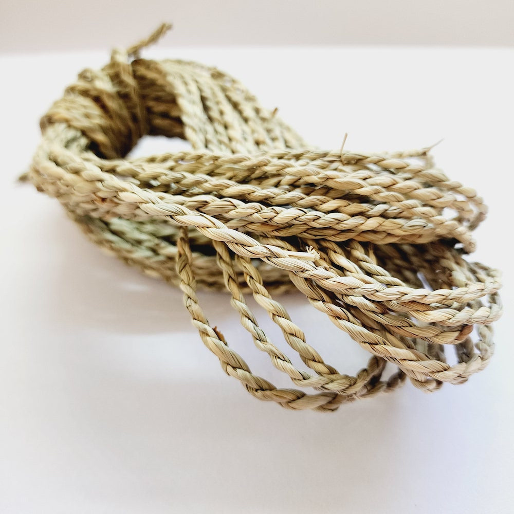 5mm Hand Made Seagrass Natural Cord (25m) – Bead Shack