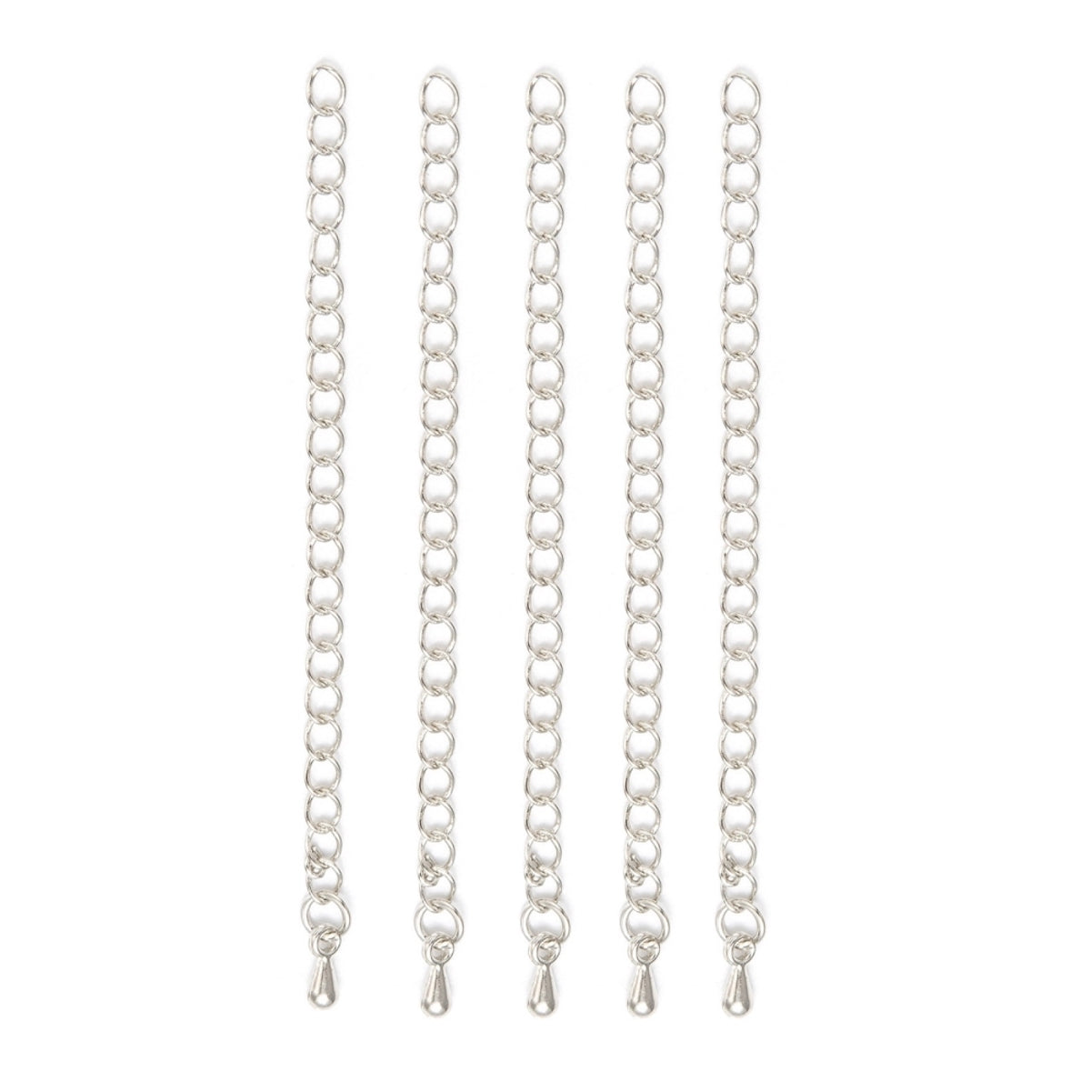 Extension Chains (10) - Silver – Bead Shack