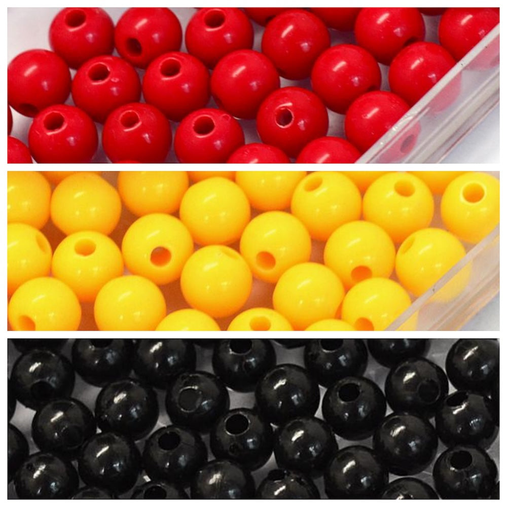 300 x 6mm Round Beads - NAIDOC Aboriginal Supplies – Bead Shack