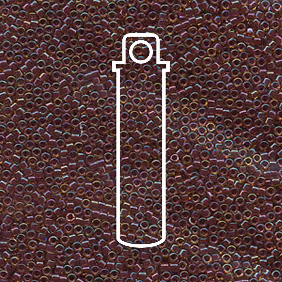 # 61 DBR Delica 11/0 LINED WINE AB - 7.2g Tube – Bead Shack