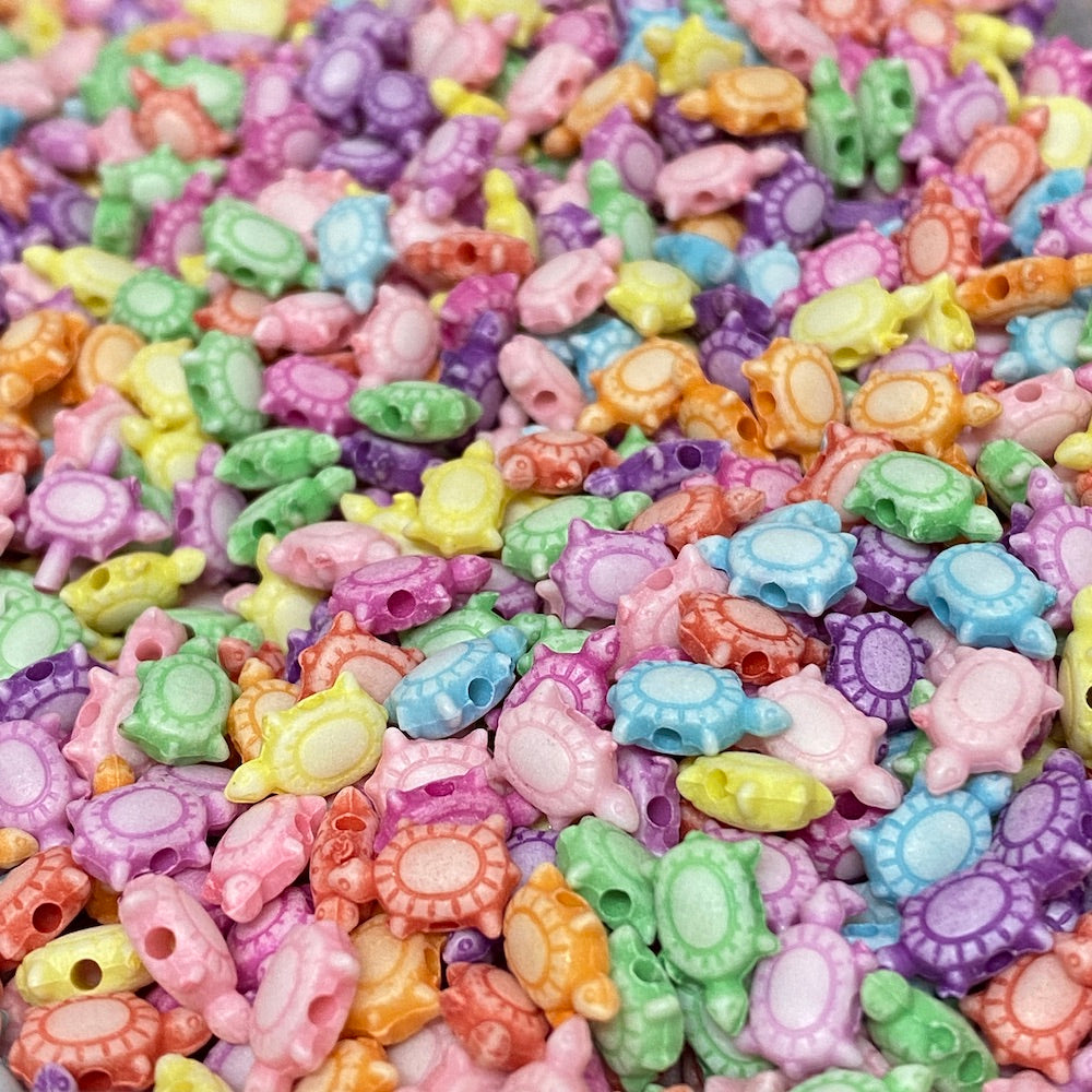 Turtle 10mm Beads (100) - Mixed – Bead Shack