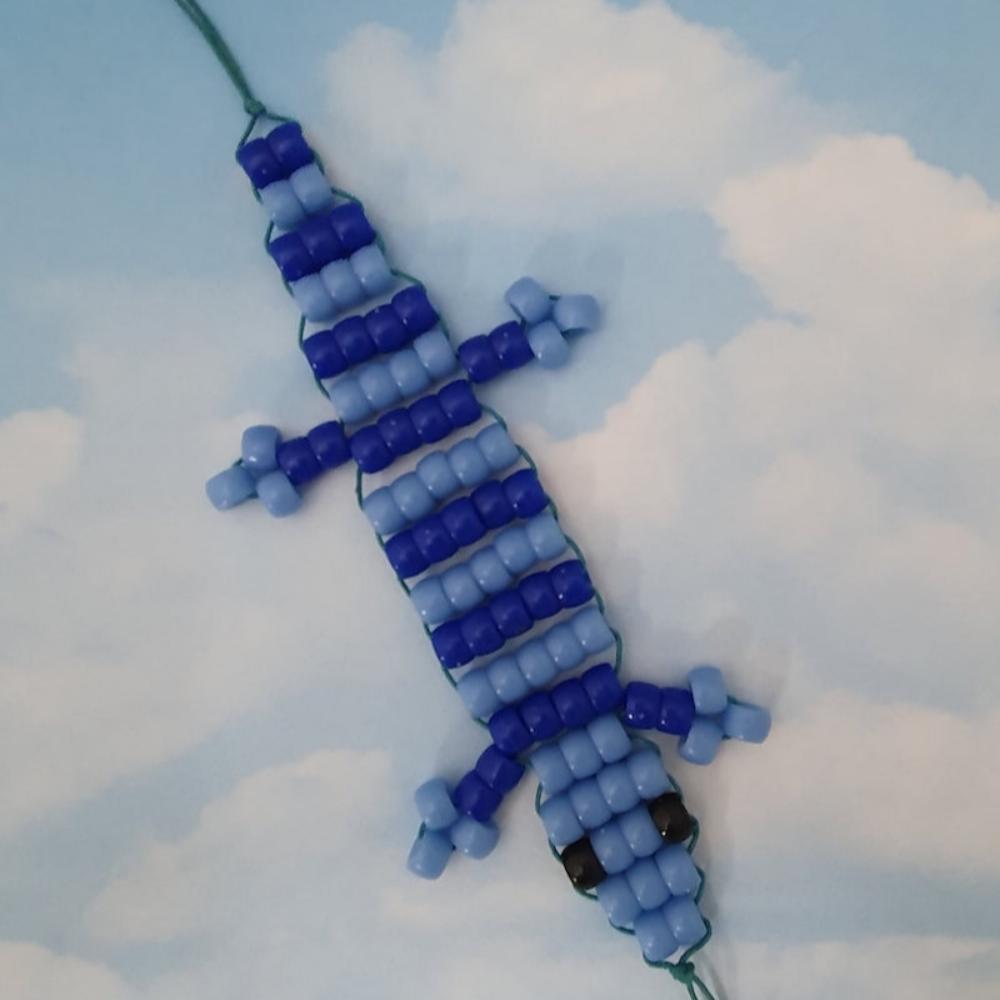 Lace Up Kit - Billy the Blue Tongue Lizard – Bead Shack