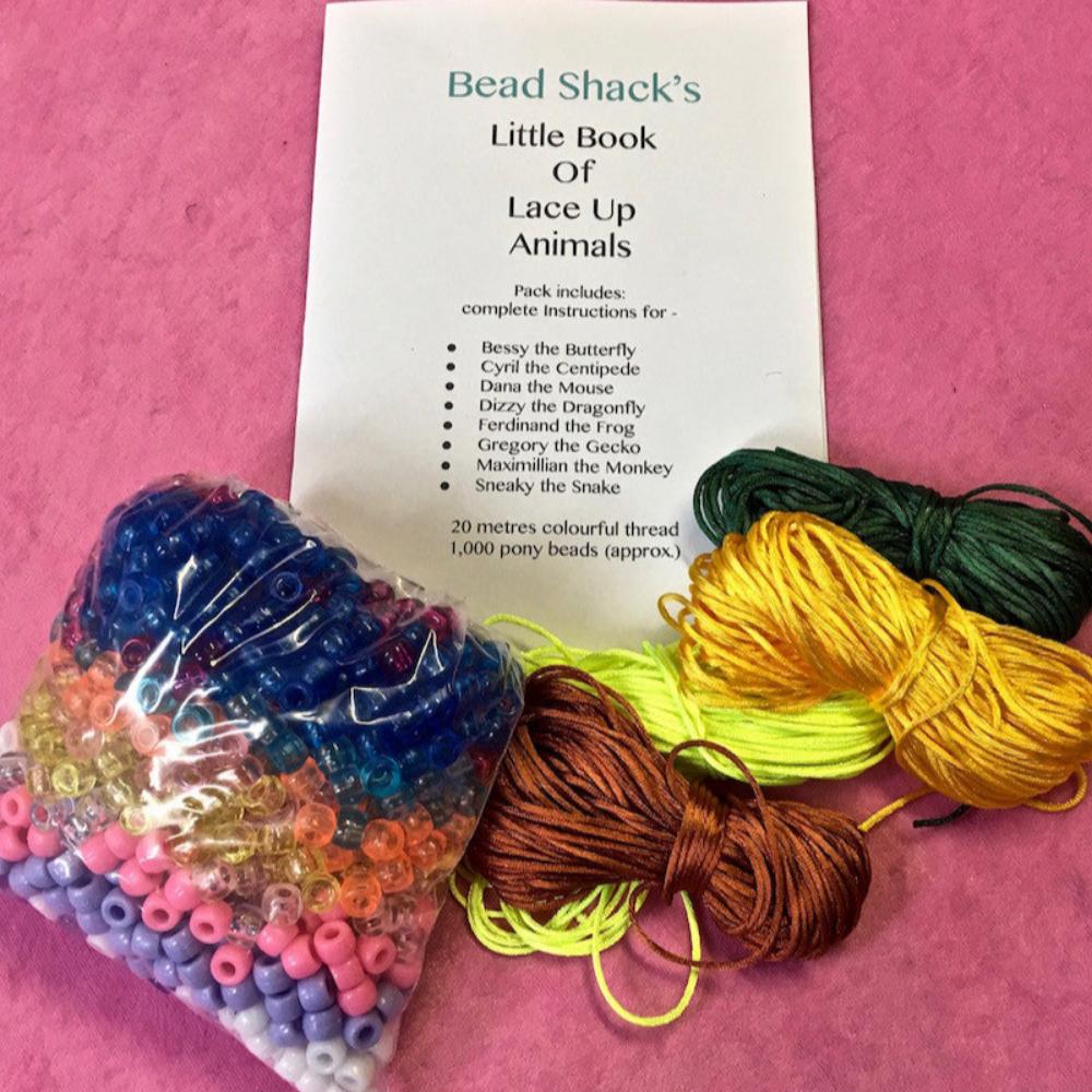 Lace-Ups - Animals - Variety Pack - makes 8 Styles – Bead Shack