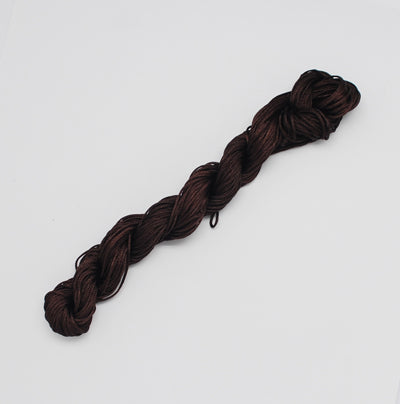 Coconut Brown (20m) 1mm Braided Thread – Bead Shack